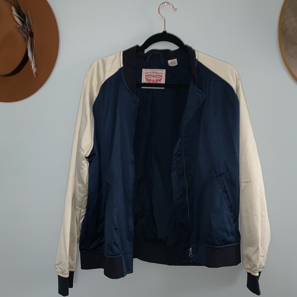 Levi's | Jackets & Coats | Levis Silk Bomber Jacket | Poshmark